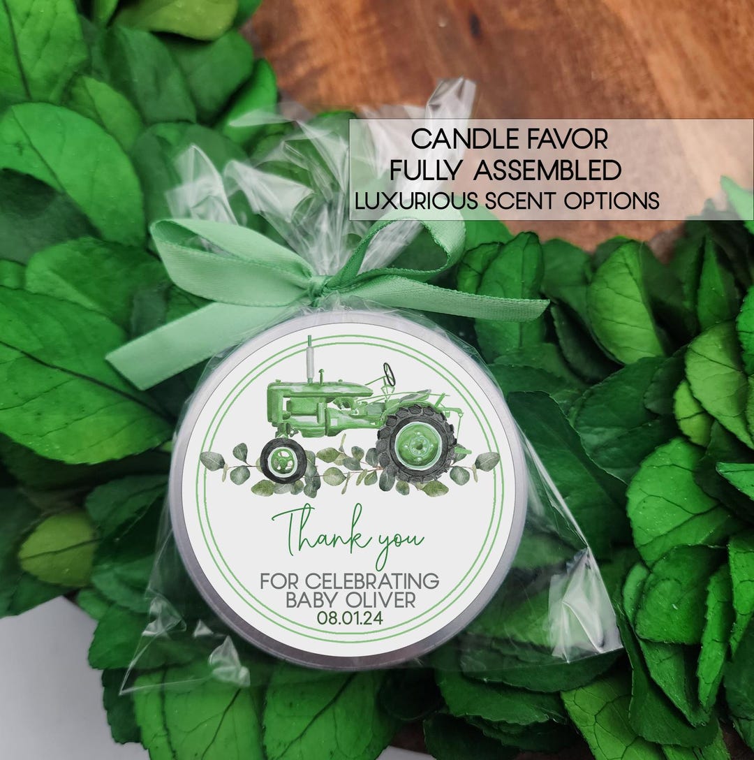 Tractor Baby Shower Favors Farm Baby Shower Decorations Tractor First ...