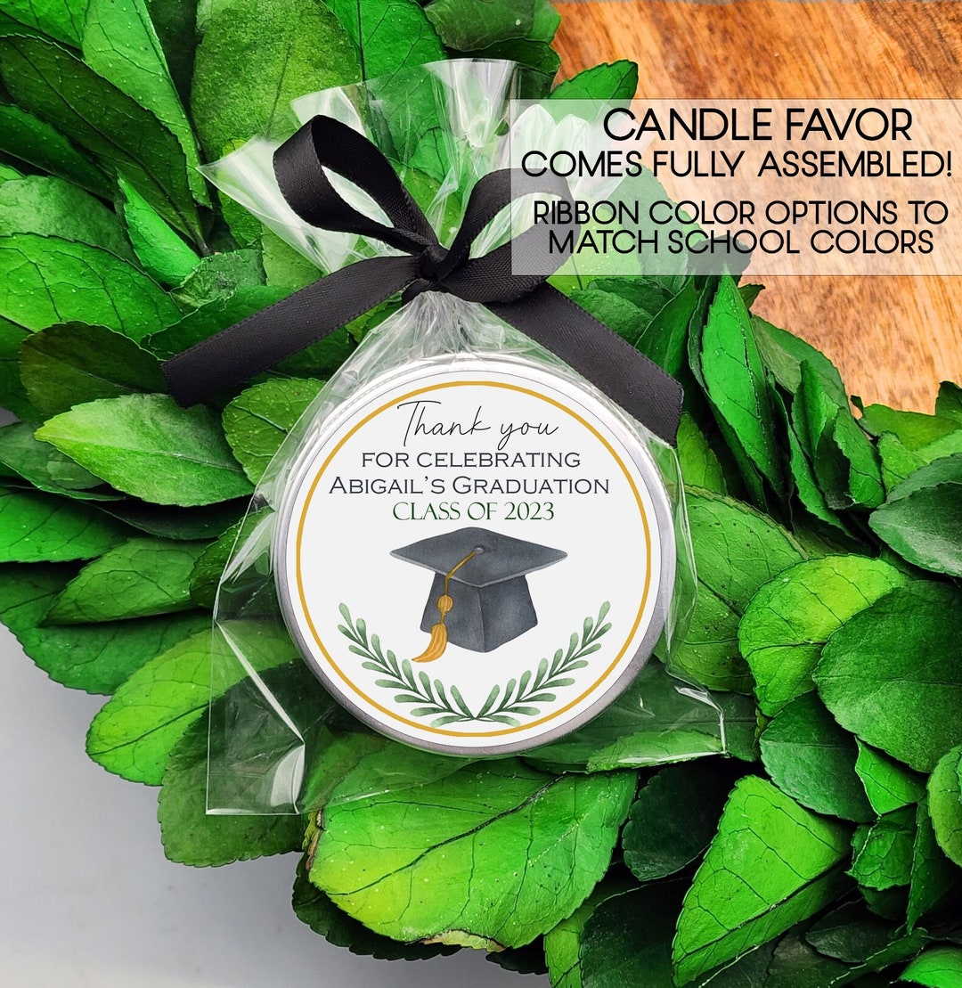 Graduation Favors Graduation Favor Graduation Candle Tin College ...