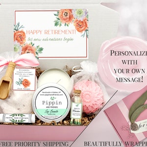 Retirement Gift Box Happy Retirement Gift Retirement Present Self Care ...