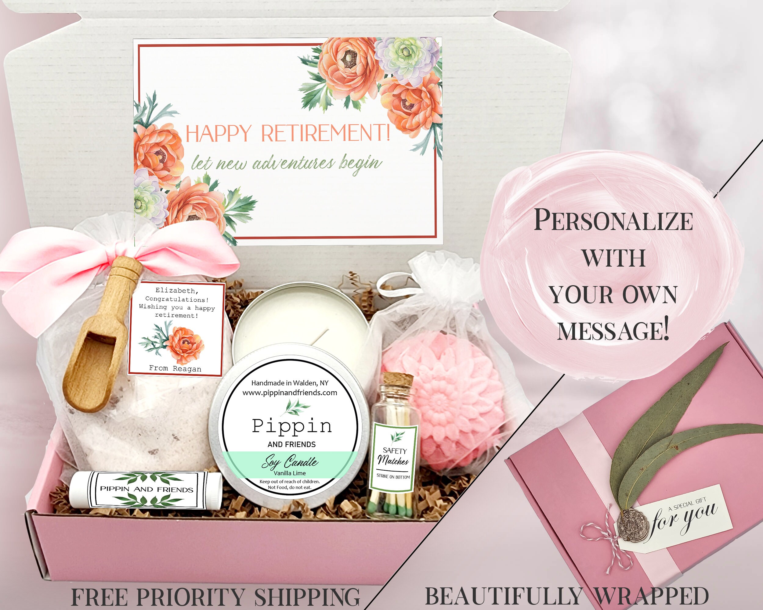 Retirement Gift Box Happy Retirement Gift Retirement - Etsy