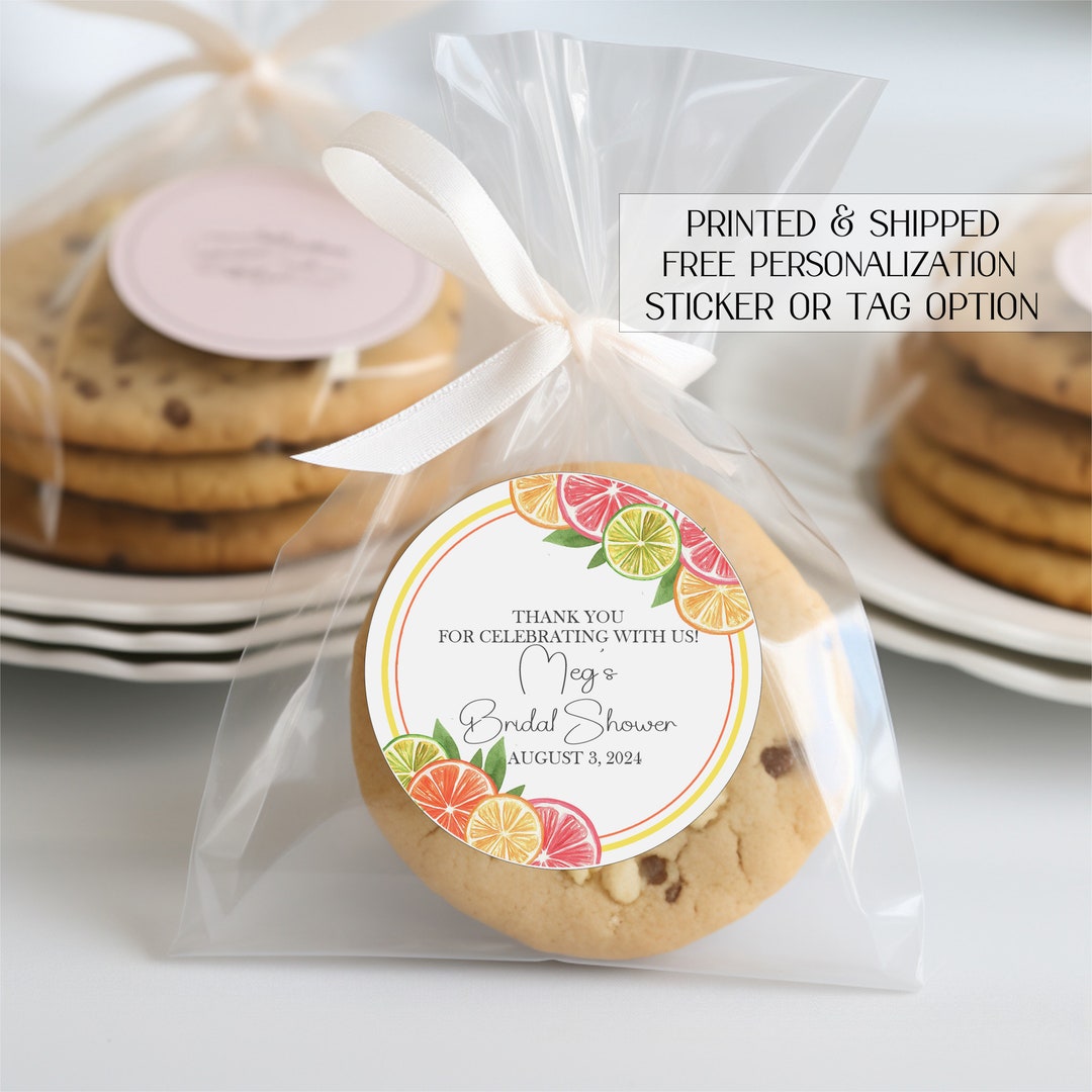 Citrus Bridal Shower Stickers - Main Squeeze Tags - Citrus Tags ...