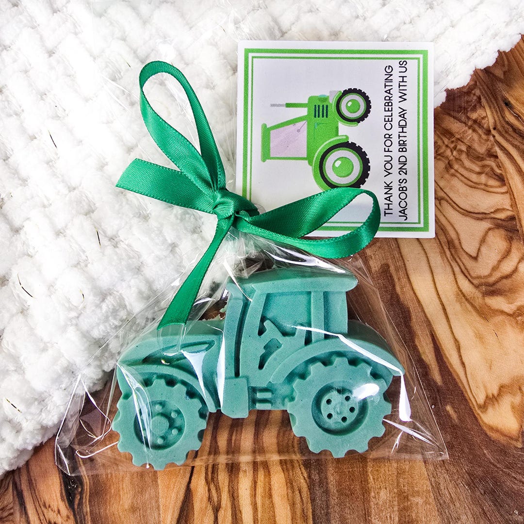 Tractor Birthday Favors - Tractor Party Favors - Farm Birthday Favors ...