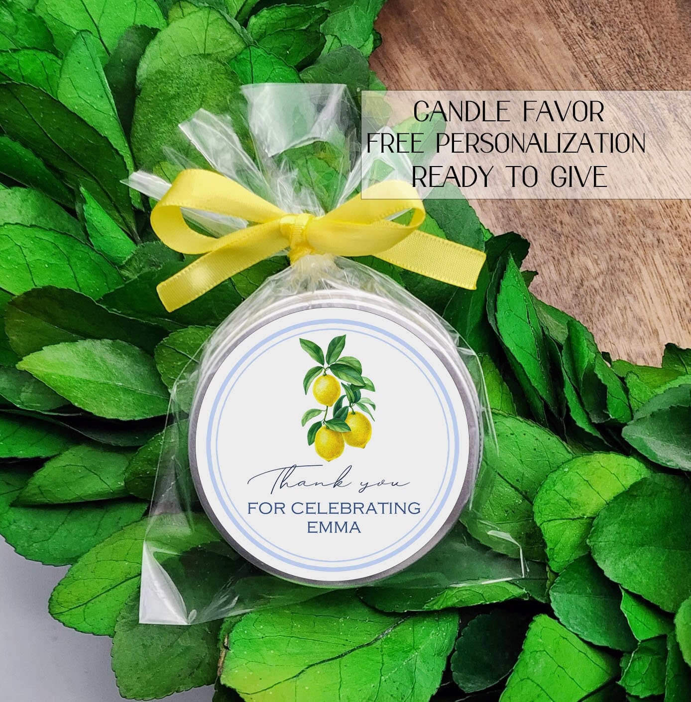 Lemon Bridal Shower Favors Lemon Party Favors Lemon Favors Etsy