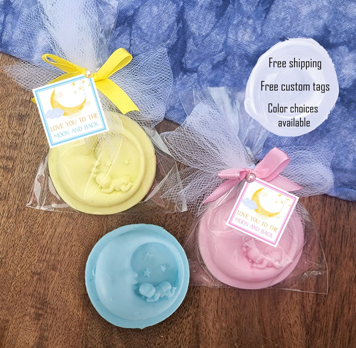 Moon Baby Shower Favors Over the Moon Baby Shower Favors - Etsy
