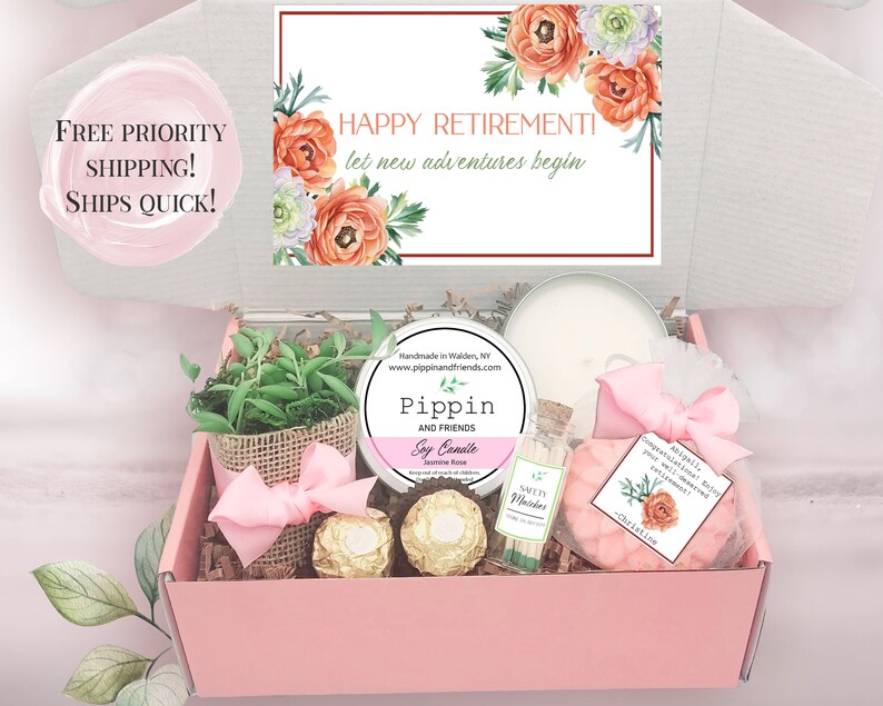 Retirement Gift Box Happy Retirement Gift Retirement - Etsy