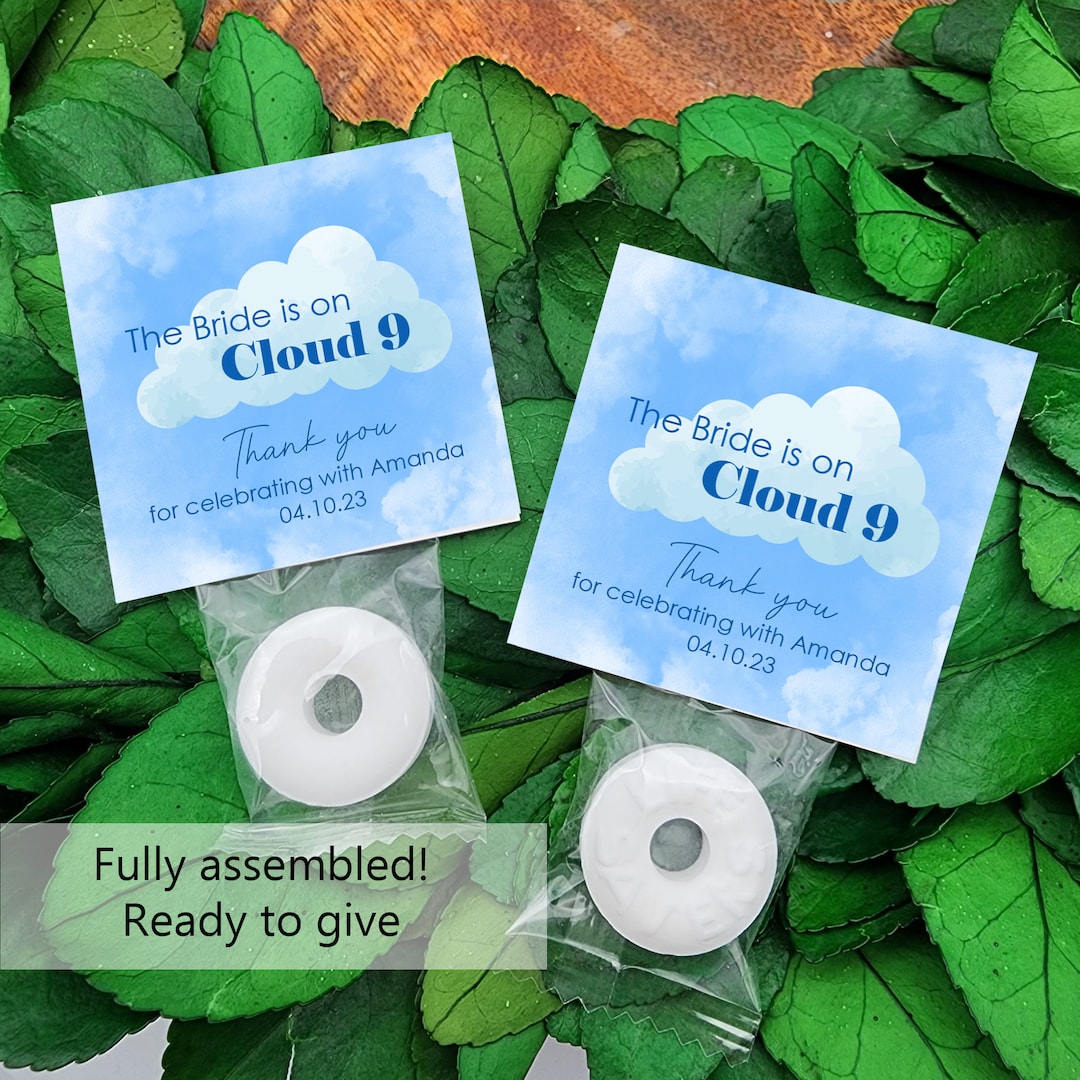 Cloud 9 Bachelorette - Cloud 9 Party Favors - Cloud 9 Baby Shower - Cloud 9 Bridal Shower - Etsy