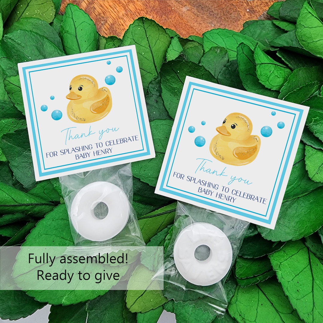 Rubber Duck Party Theme Personalized Mints Duck Birthday Mints Duck ...