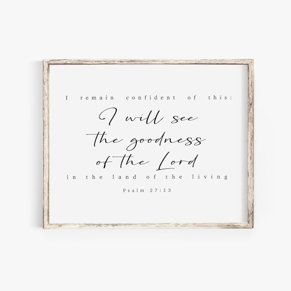 Goodness of the Lord Art - Etsy