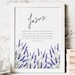 Printable Lavender Flowers and Scripture Art From Acts 4:12 - Etsy