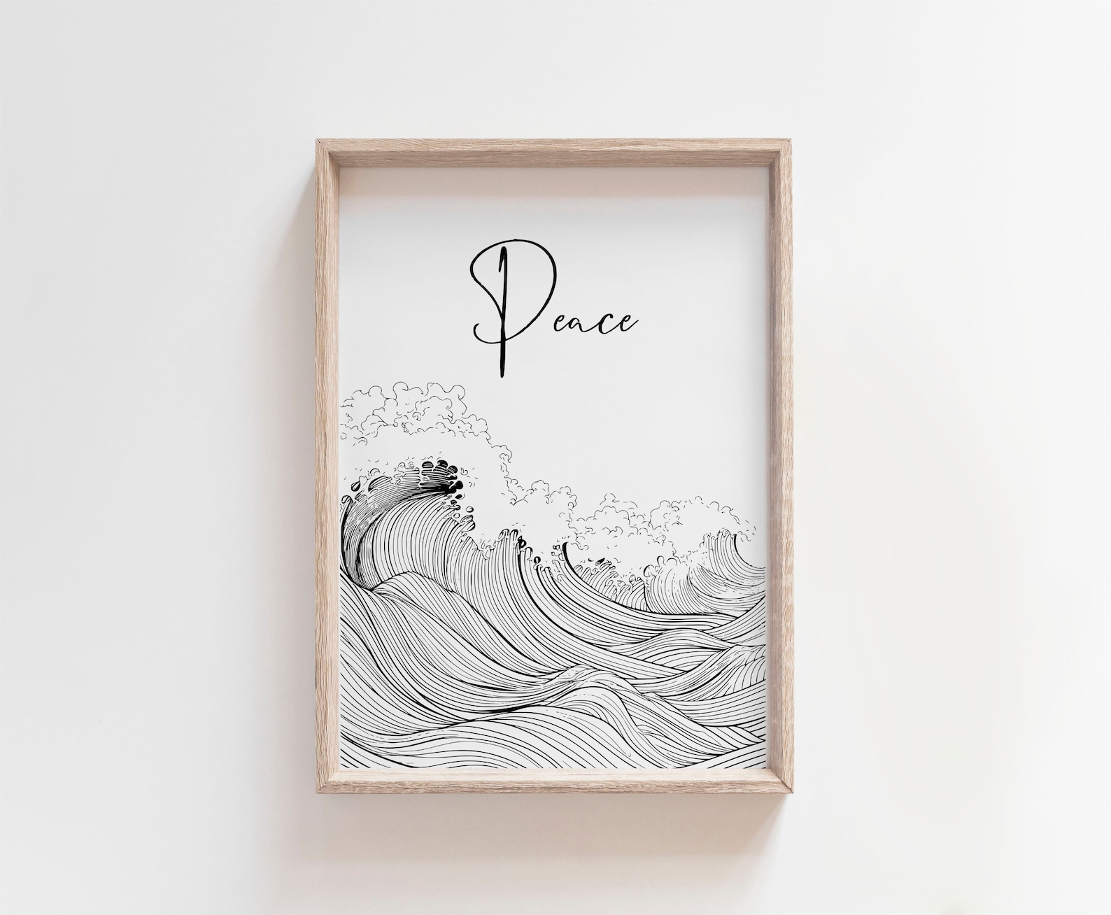 Set of 3 Peace Be Still Printable Wall Art Posters - Etsy