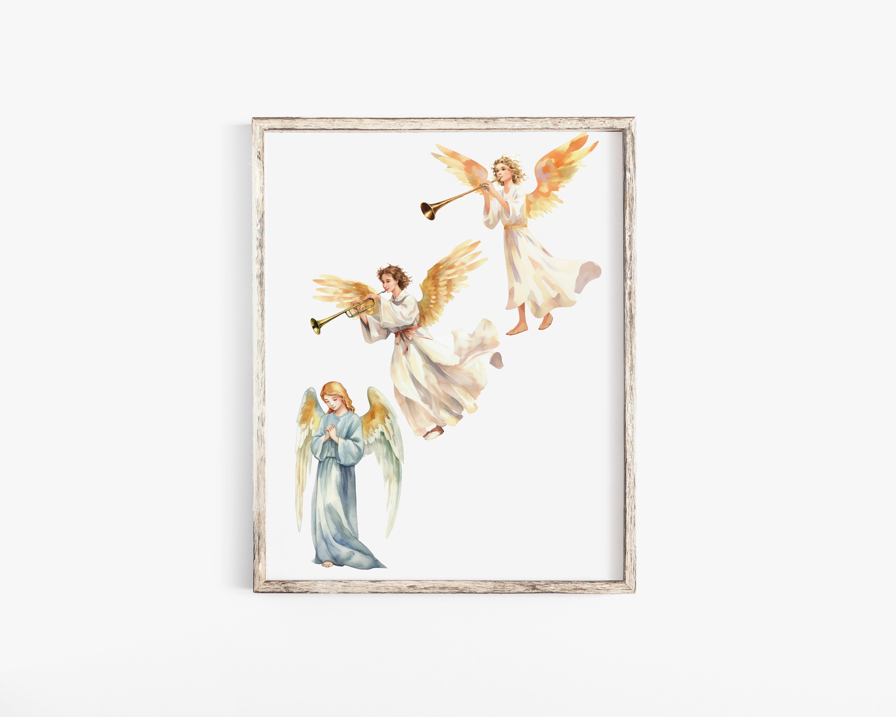 Nativity Scene Gallery Wall Art Set of 6 Printable Posters, Religious ...