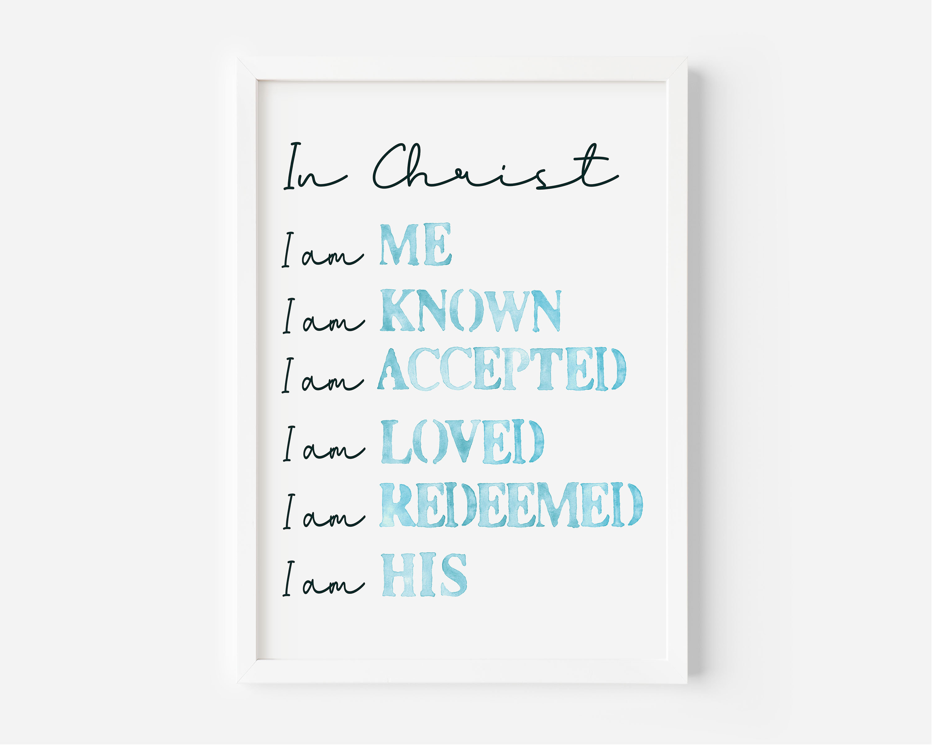Biblical Positive Affirmations Identity in Christ Digital - Etsy