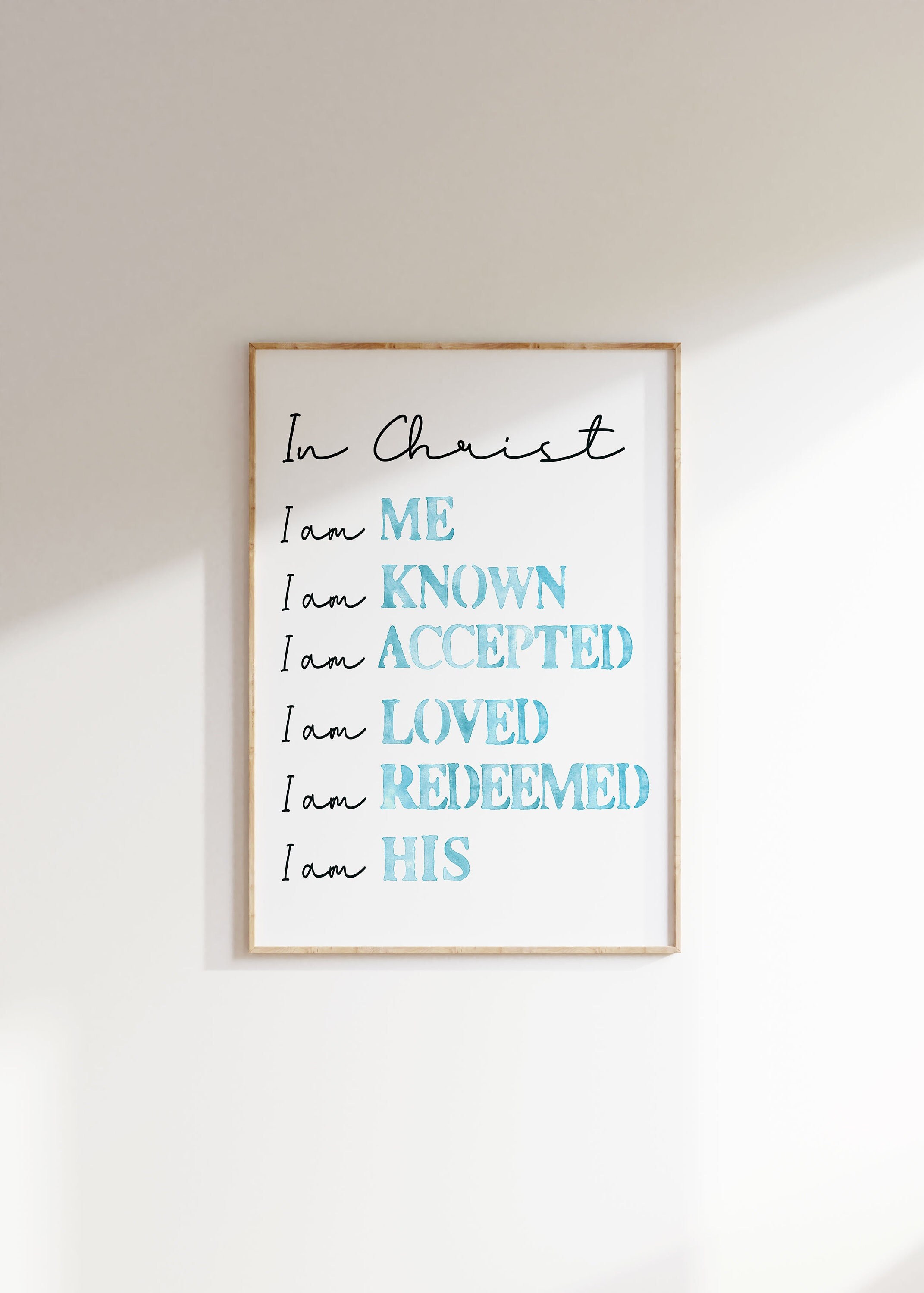 Biblical Positive Affirmations Identity in Christ Digital - Etsy