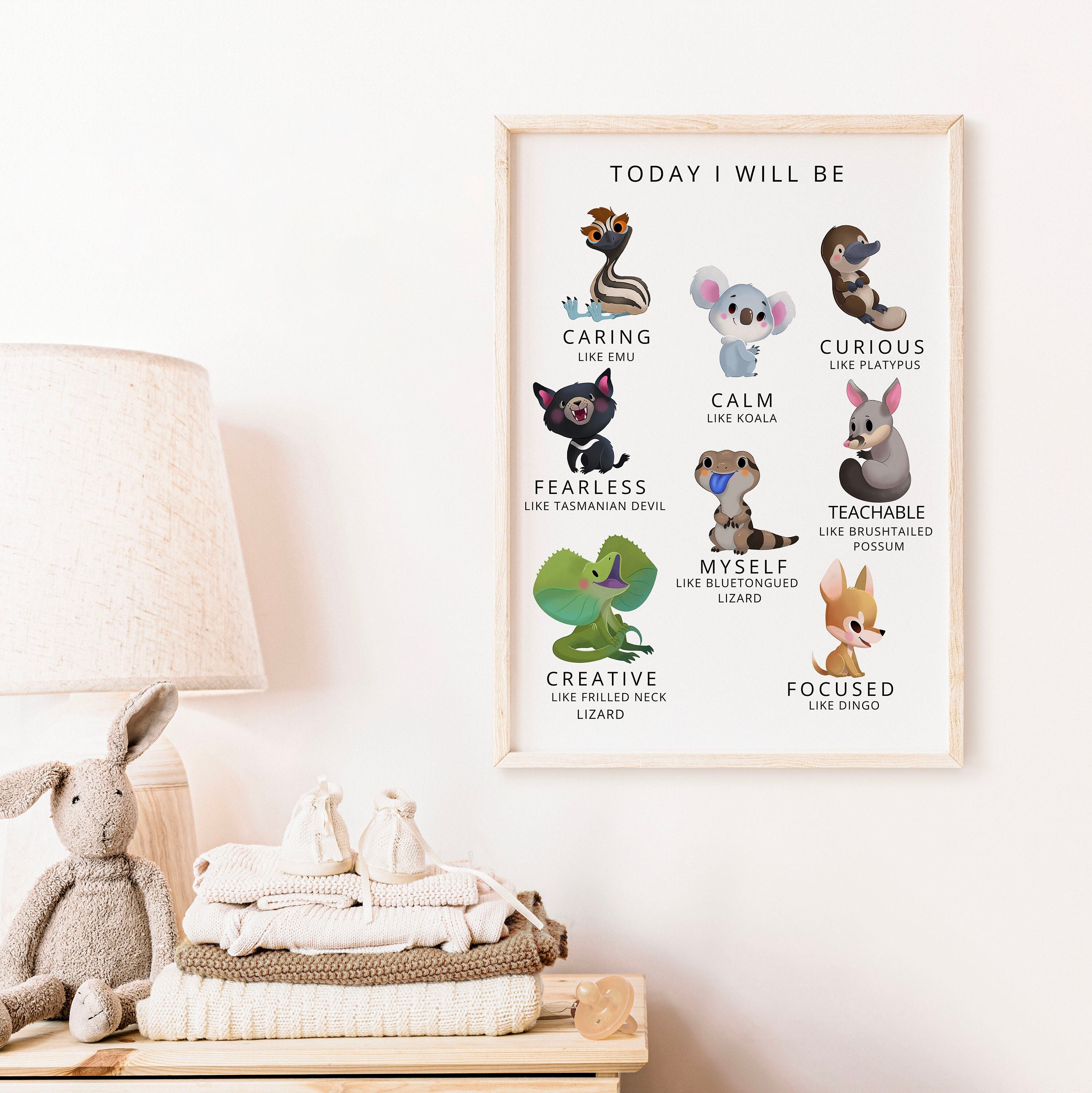Positive Affirmations Poster for Children, Kids Affirmations Wall Art ...