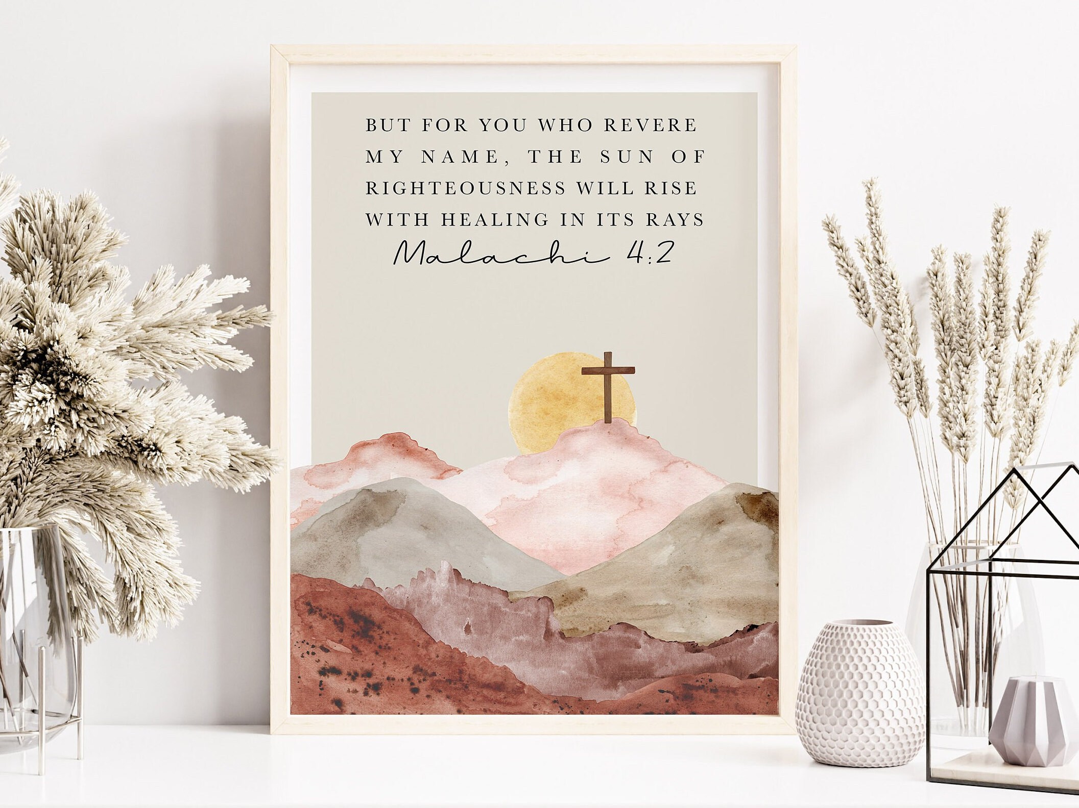 Set of 6 Printable Posters, Religious Easter Story Decoration, Bible ...