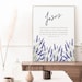 Printable Lavender Flowers and Scripture Art From Acts 4:12 - Etsy