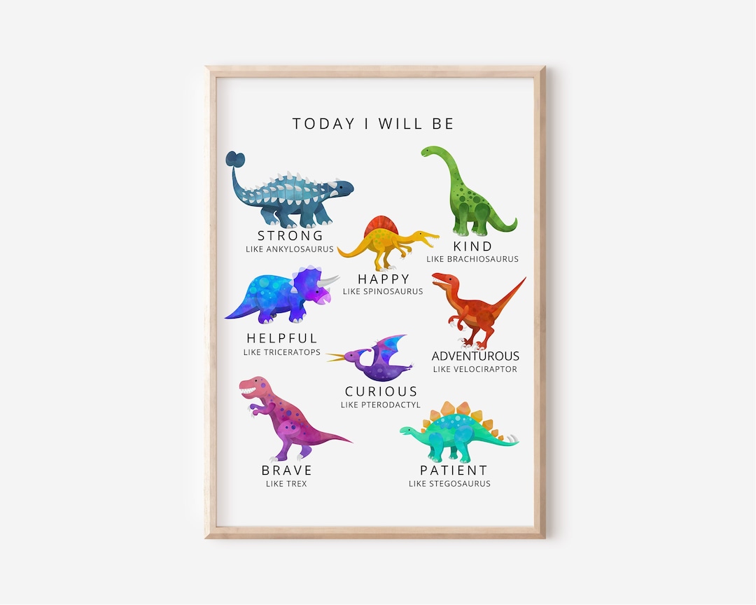Positive Affirmations Poster for Children, Kids Affirmations Wall Art ...
