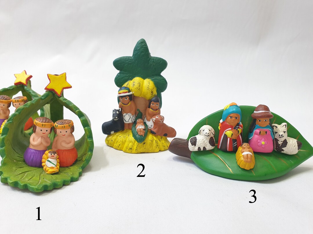 Peru Nativity Scene, Andean Nativity Scenes of Handmade Ceramics ...