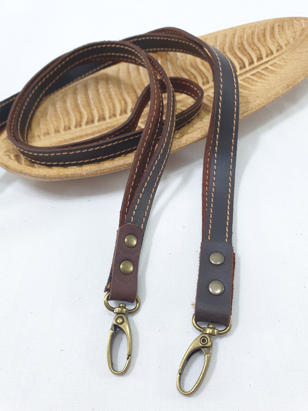 Leather Lanyards for Keys, Badges or Ids - Etsy
