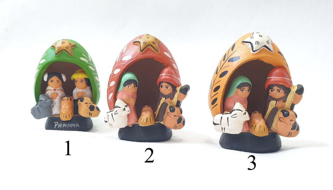 Nativity Scene Peru, Andean Handmade Ceramic Nativity Scenes Christmas ...