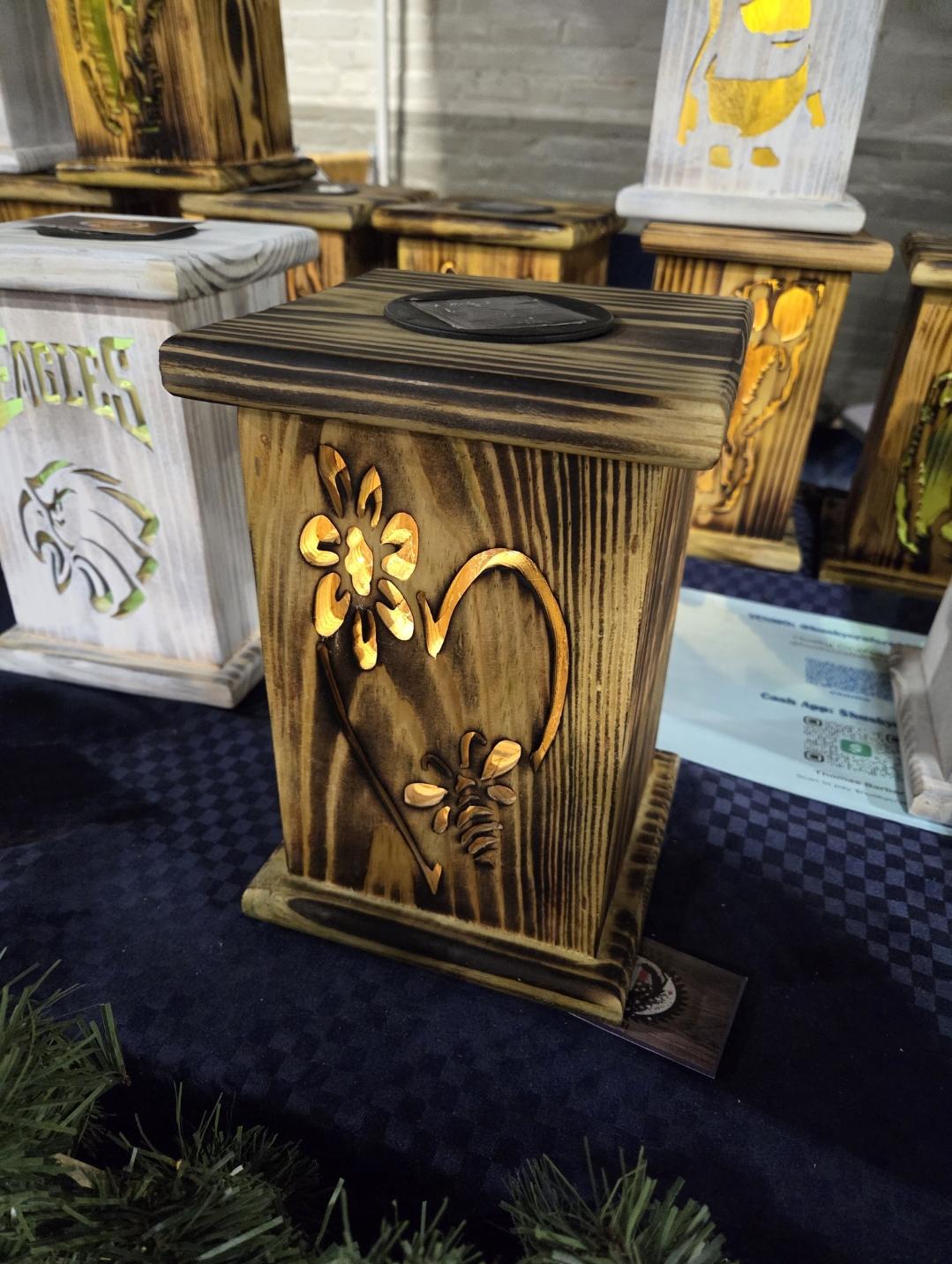 Unique Bumblebee and Heart Solar Lanterns - Etsy