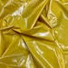 Shiny Yellow 4-way Stretch Vinyl Latex Fabric by the Yard, 60" Wide ...