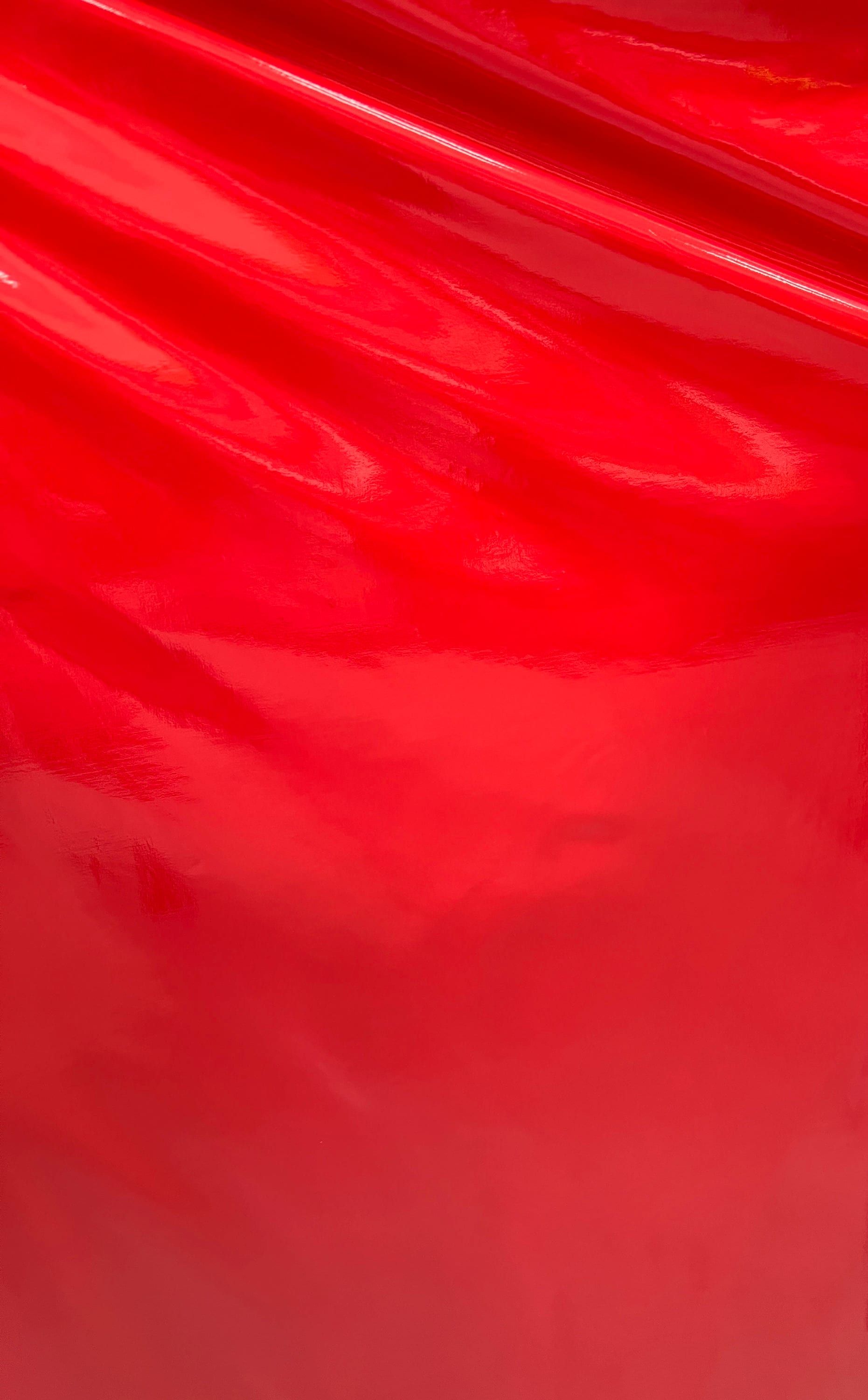 Shiny Red 4-way Stretch Vinyl Latex Fabric by the Yard, 60" Wide, DIY ...