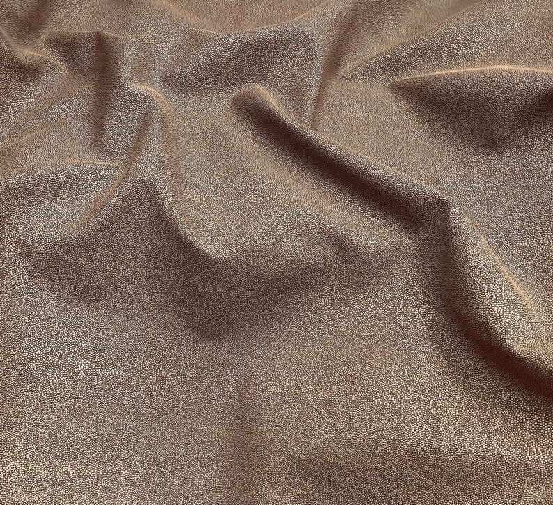 Medium Weight Tan & Brown Pebble Texture Non Stretch Faux - Etsy