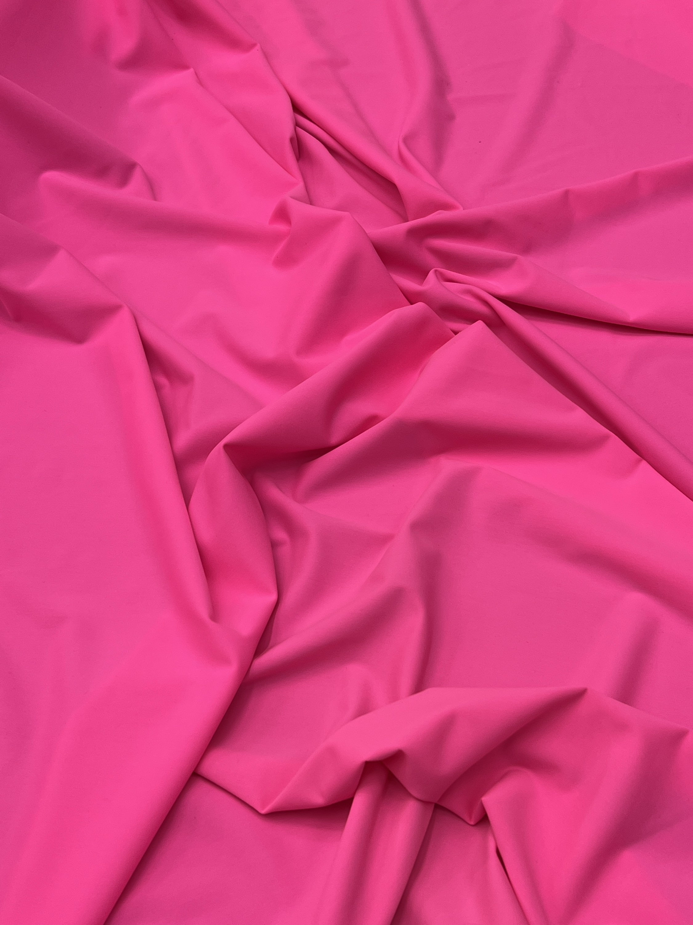 Solid Neon Pink Four Way Stretch Nylon Spandex Fabric by the Yard, 60 ...