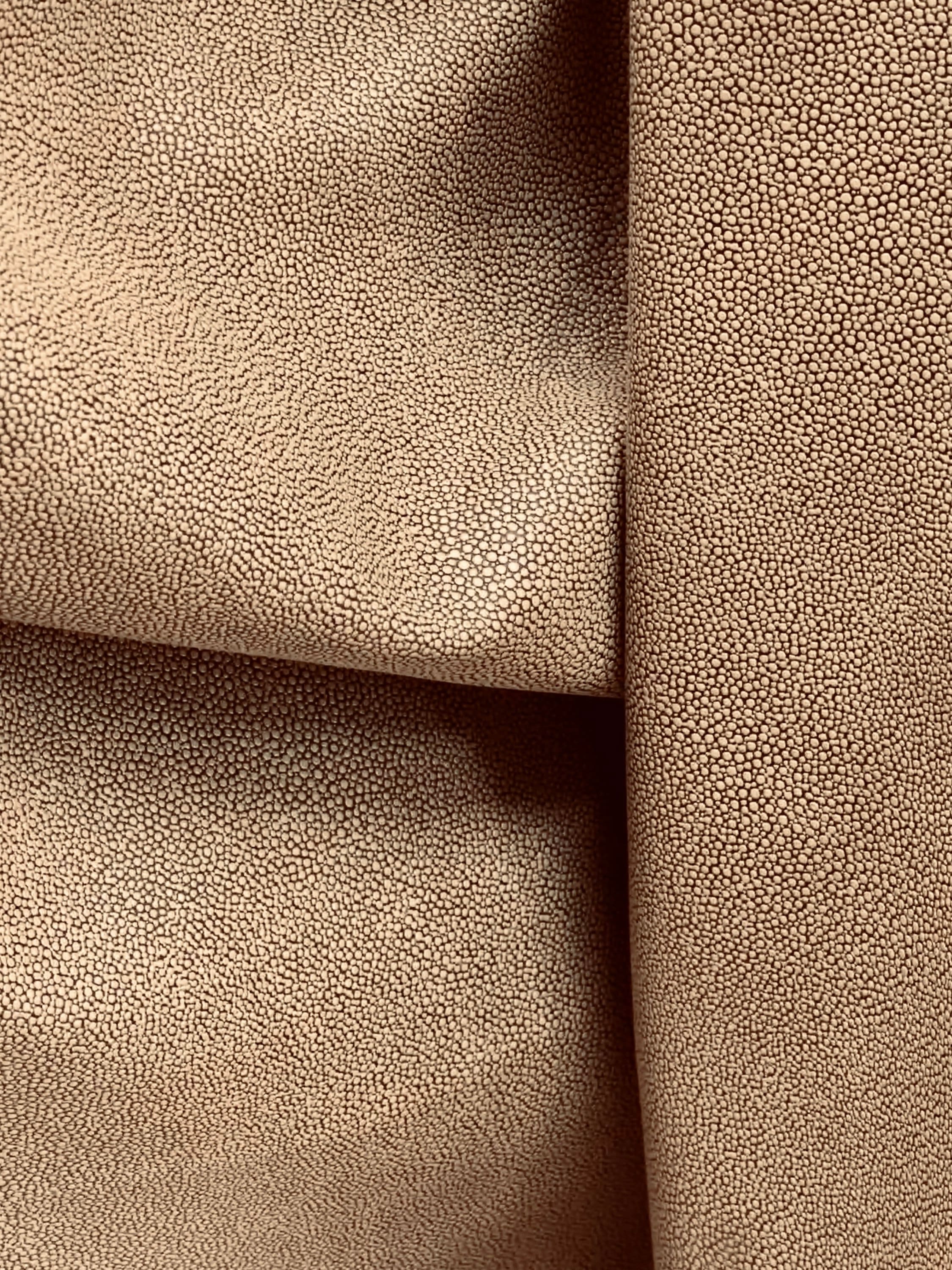 Medium Weight Tan & Brown Pebble Texture Non Stretch Faux - Etsy