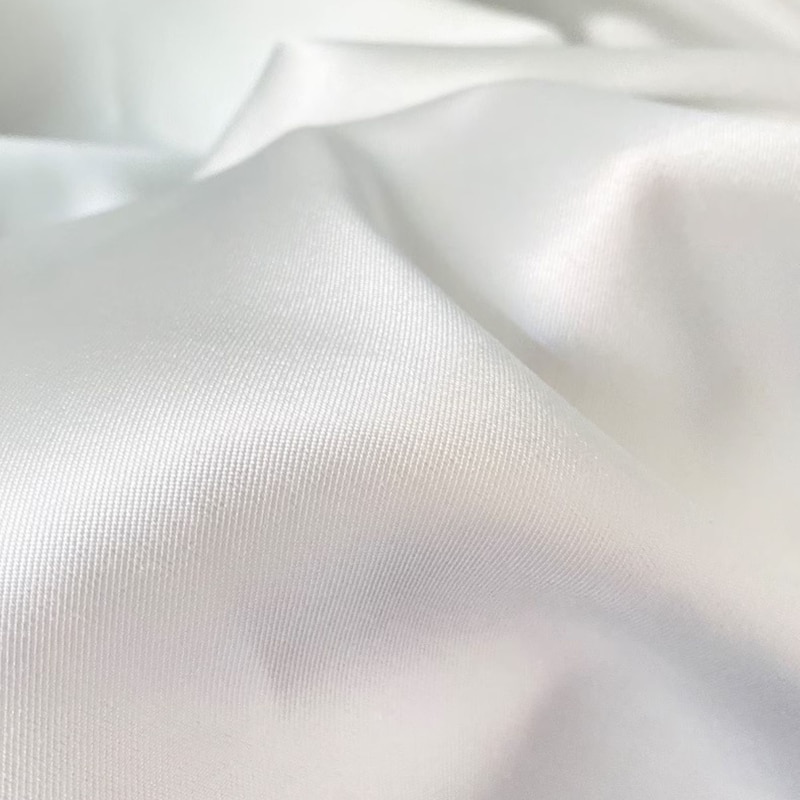 100% Polyester White Fabric - Etsy