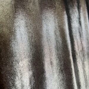 Silver Medium Weight Metallic Knit Slinky Two Way Stretch Fabric by the ...