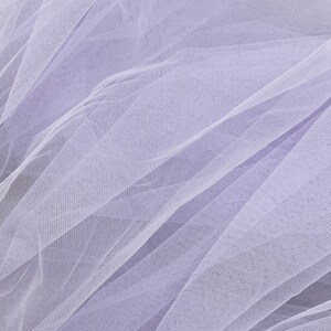 Solid Lavender Two Way Stretch Nylon English Net Fabric by the Yard, 60 ...