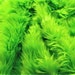 Lime Green Luxury Shag Faux Fur Fabric by the Yard 60" Wide, Shaggy ...