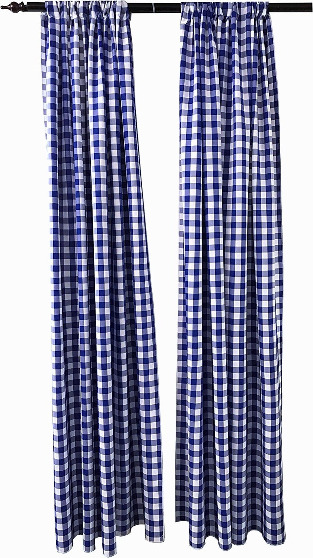 Royal Blue & White, Buffalo Checkered Country Plaid Gingham Checkered ...