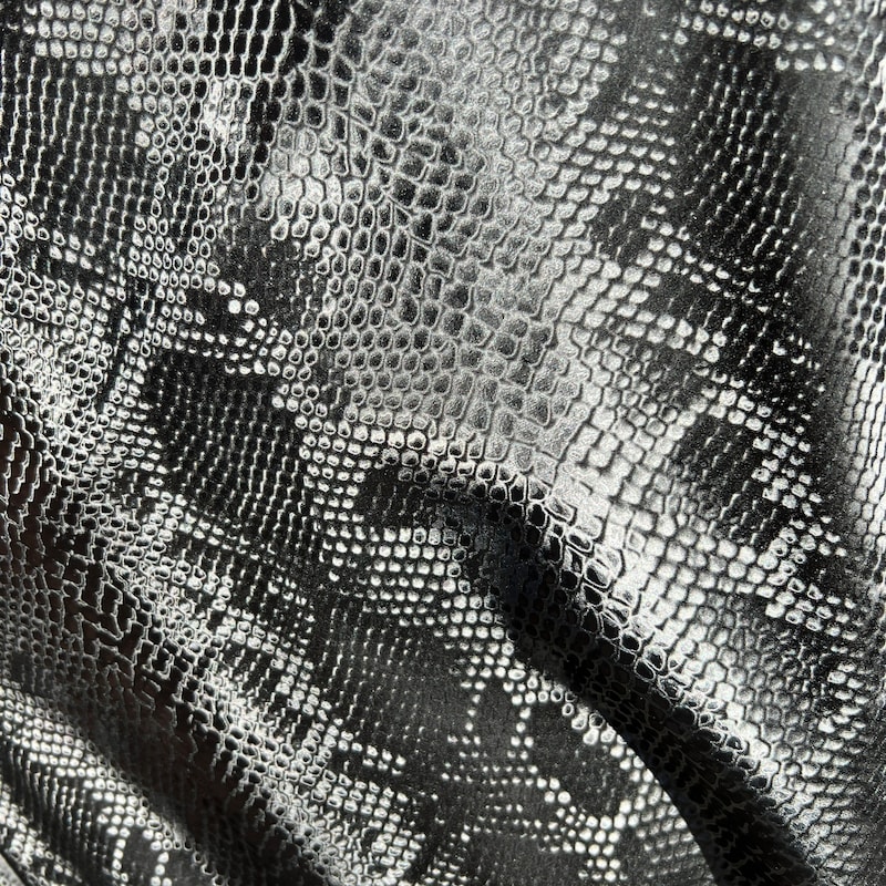 Silver Snake Print Spandex Fabric - Etsy