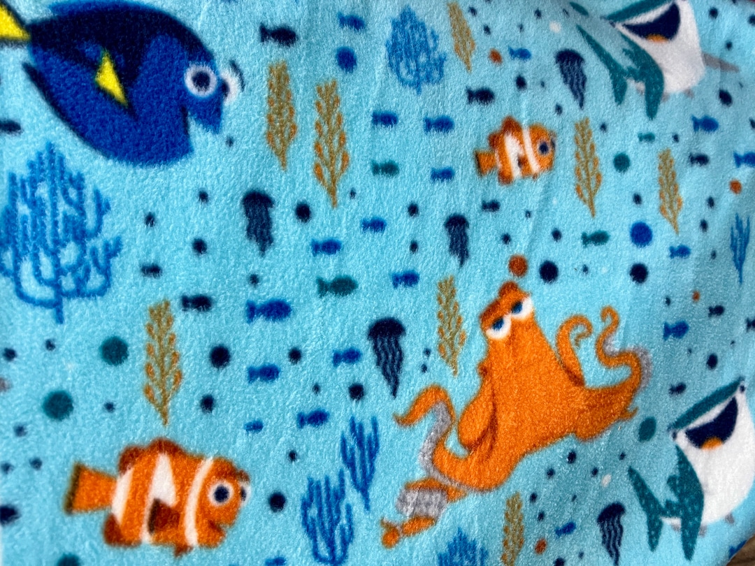 Finding Nemo Fleece Fabric by the Yard, 60” Wide, Blanket Fabric - Etsy