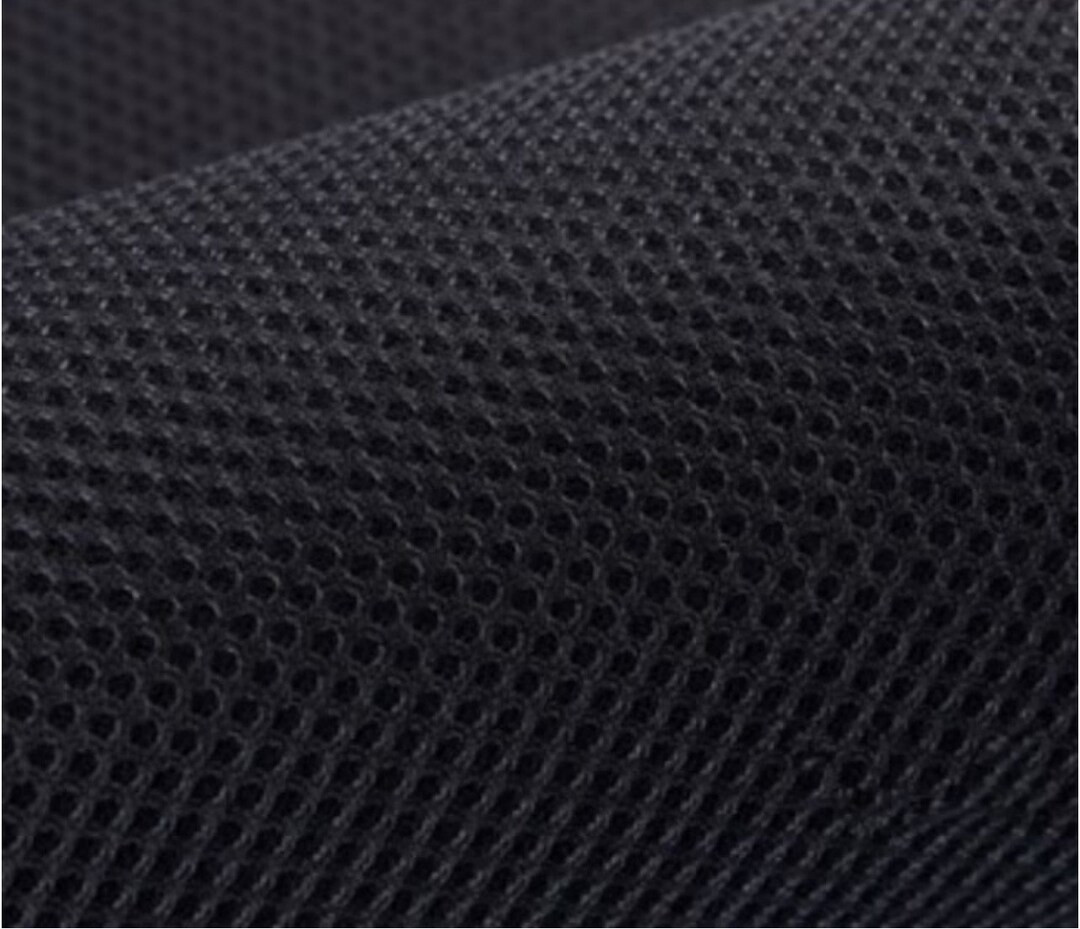 Black Spacer Mesh Fabric by the Yard, 60" Wide - Etsy