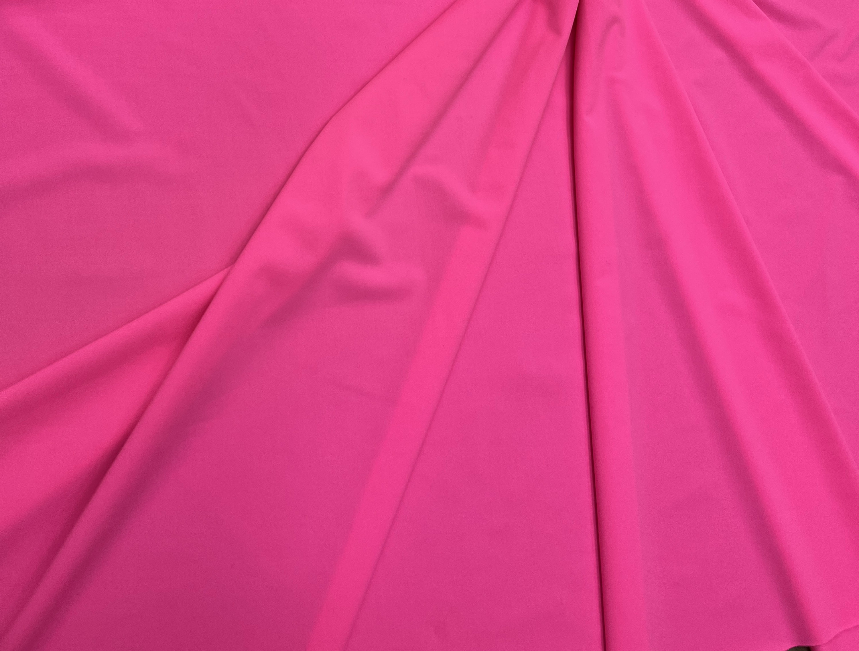 Solid Neon Pink Four Way Stretch Nylon Spandex Fabric by the Yard, 60 ...