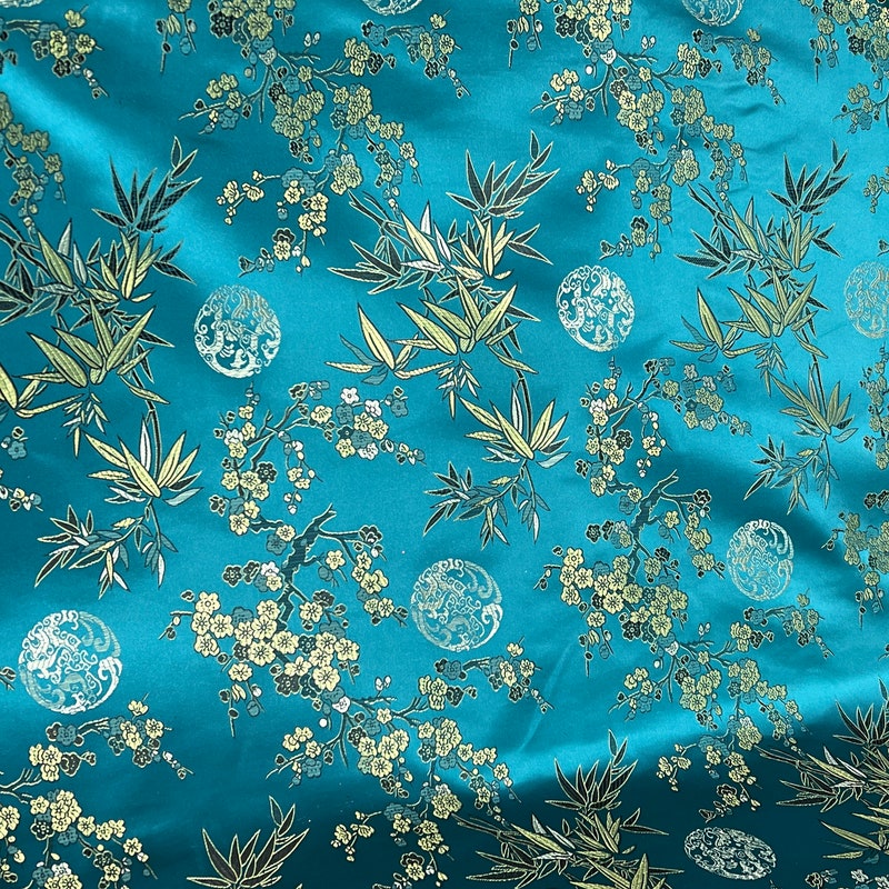 Chinese Silk Fabric - Etsy