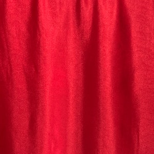 Solid Shiny Red Two Way Stretch Polyester Spandex Super Satin Casino ...