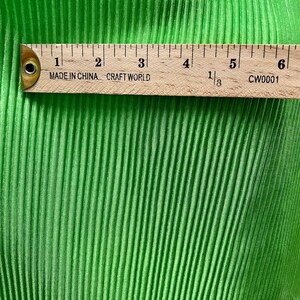 Green Stretch Lightweight Pleated Satin Fabric by the Yard, 58” Wide - Etsy
