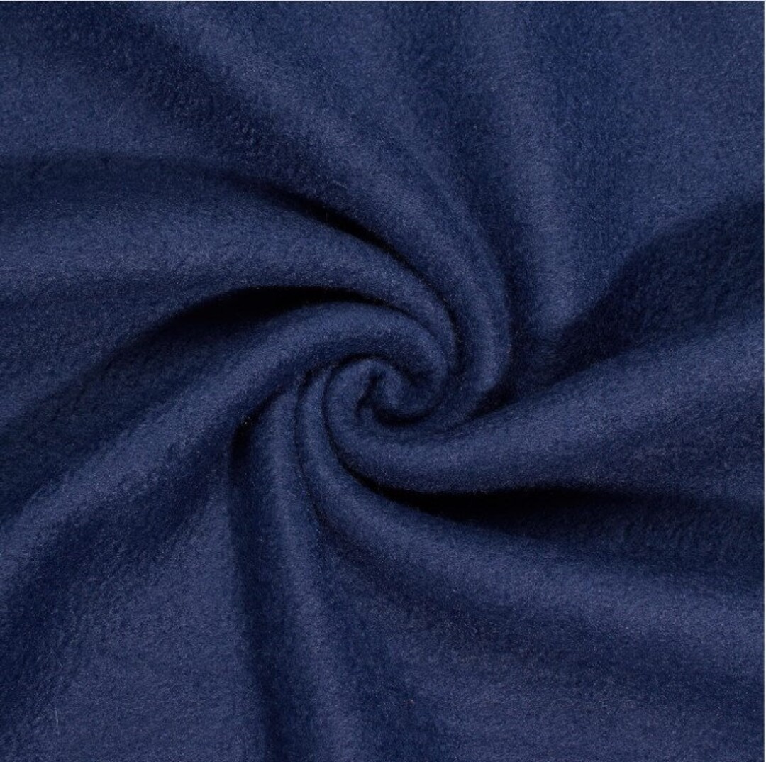 Navy Blue 60" Wide Solid Polar Fleece Anti-pill Fabric by the Yard - Etsy