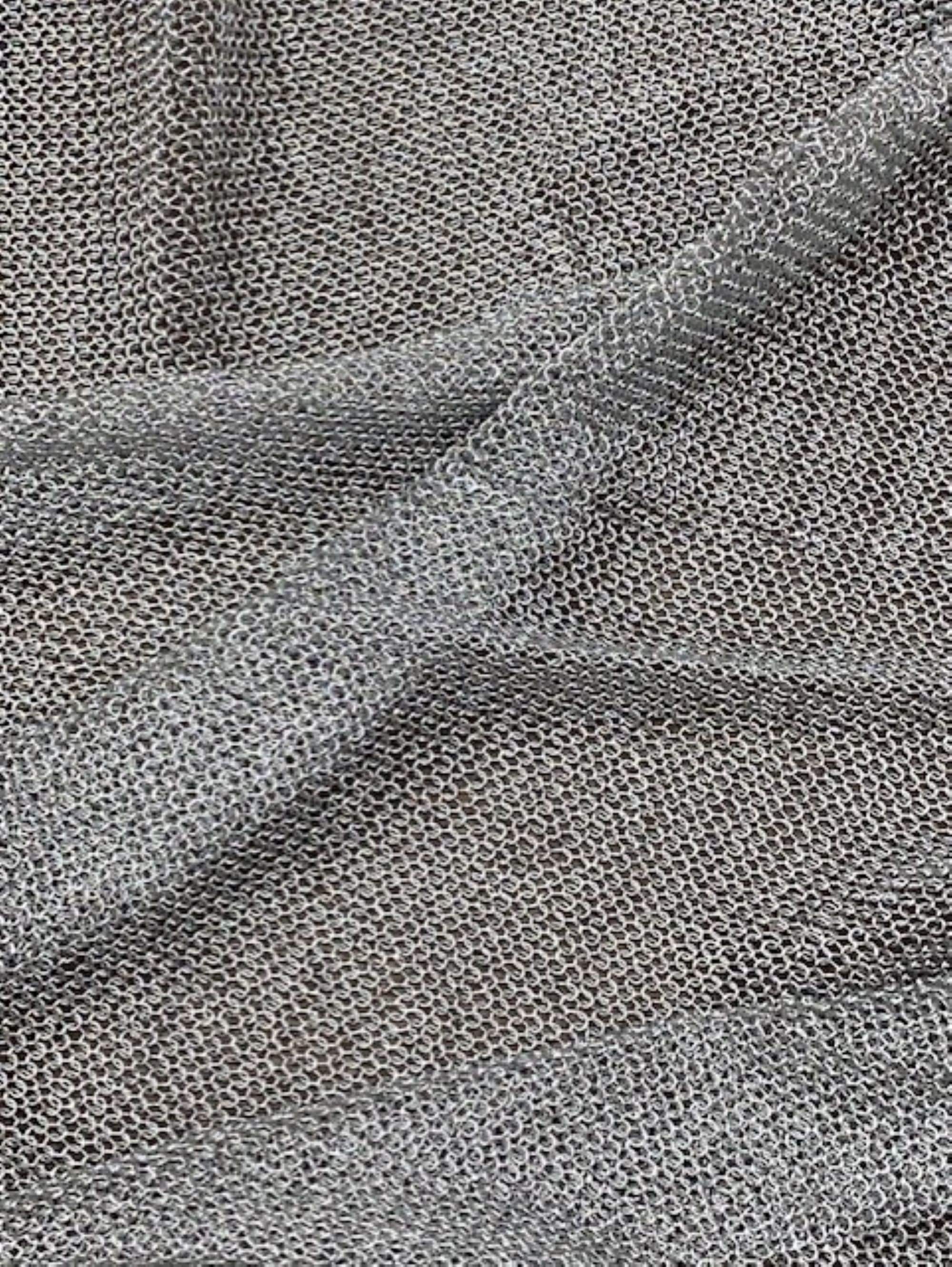 Stretch Metallic Silver Mesh Chainmail Fabric 60 Wide - Etsy