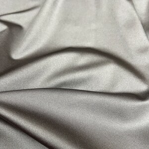 Solid Charcoal Gray Four Way Stretch Nylon Spandex Fabric by the Yard ...