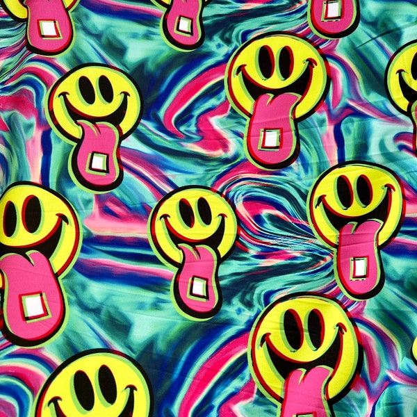 Trippy Fabric - Etsy