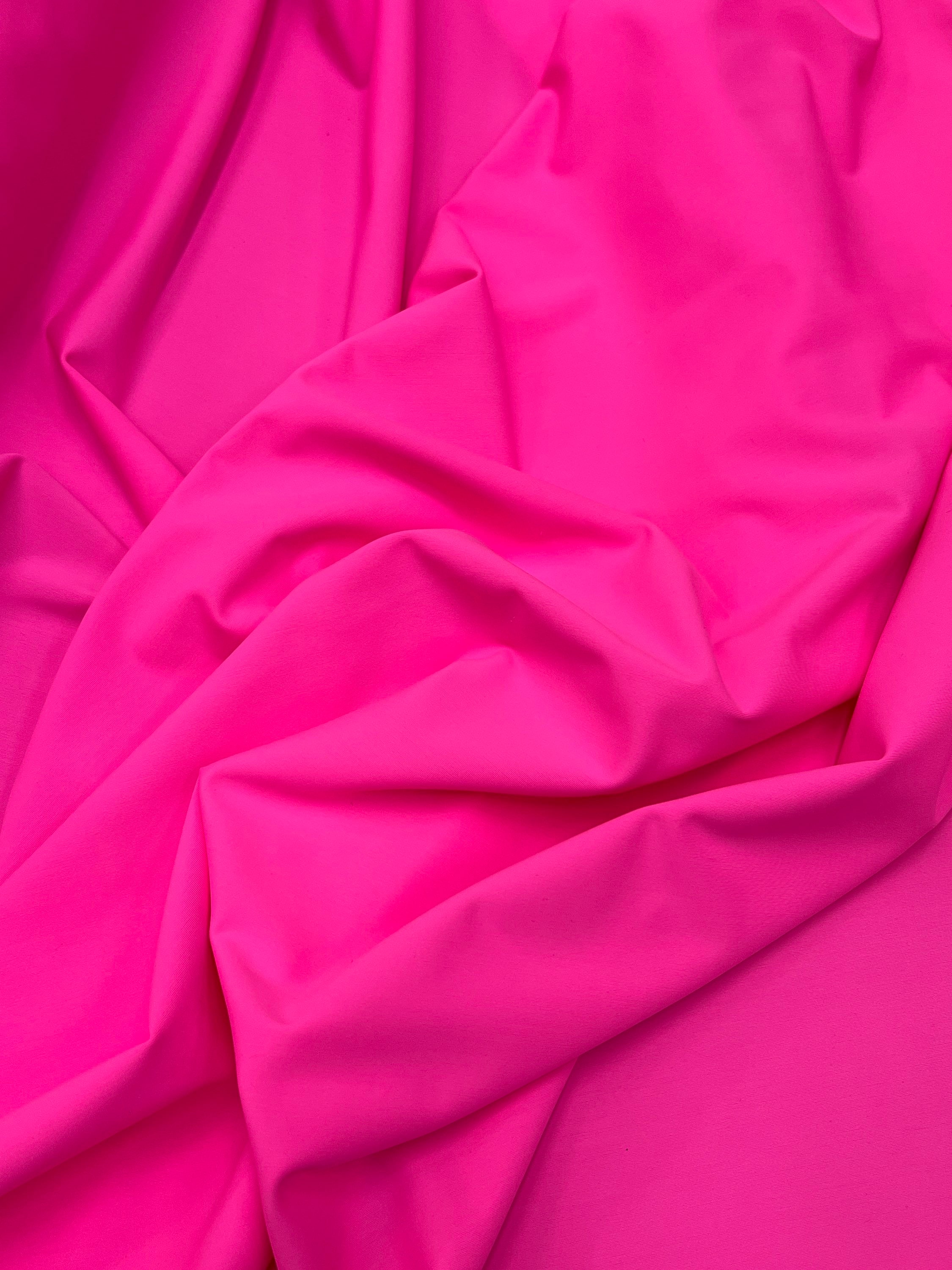 Solid Neon Pink Four Way Stretch Nylon Spandex Fabric by the Yard, 60 ...