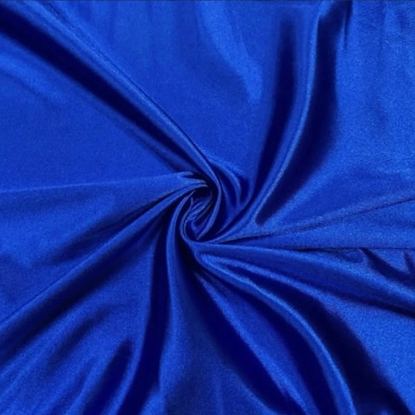 Blue Satin Fabric - Etsy