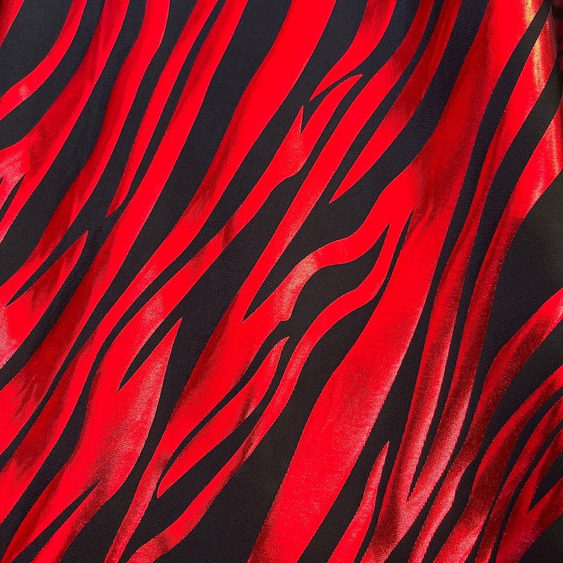 Zebra Jersey Knit Fabric - Etsy