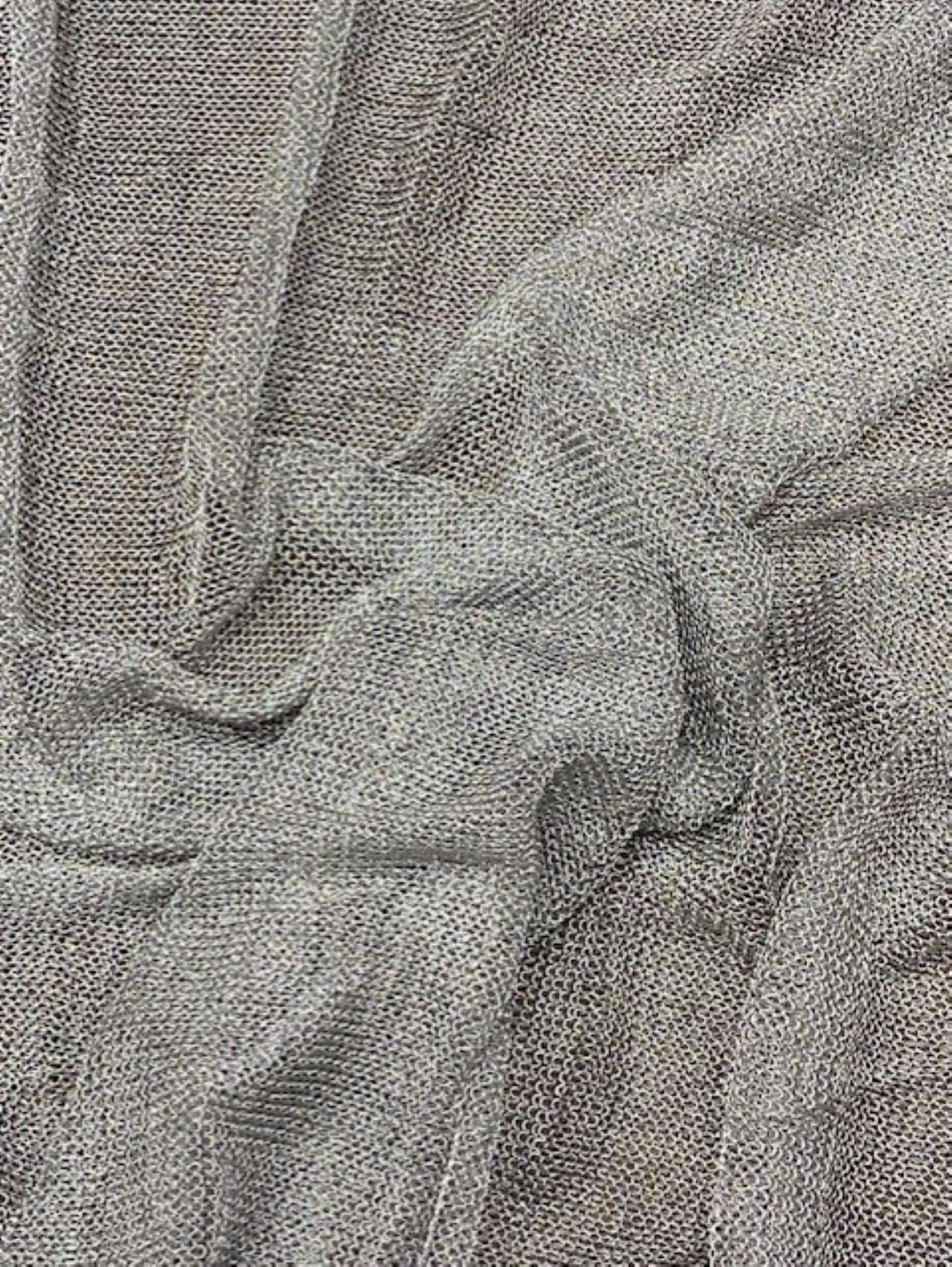 Stretch Metallic Silver Mesh Chainmail Fabric 60 Wide - Etsy